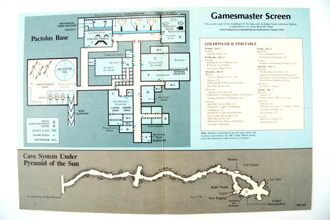 Vintage James Bond Goldfinger II Adventure Game, in Original Box (c.19 – ThirdShiftVintage.com