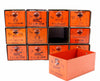 Vintage Dorman Parts Drawer Hardware Bin with 12 Drawers in Rustic Ora ...