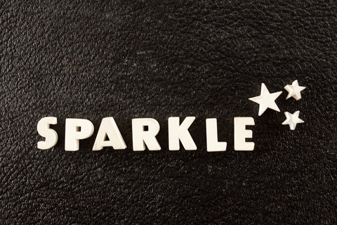 Vintage White Ceramic Push Pins "SPARKLE" (c.1940s) – ThirdShiftVintage.com