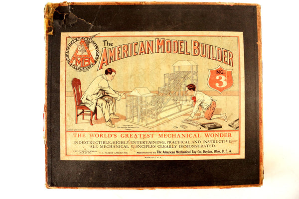 Antique The American Model Builder No. 3 Building Set (c.1915 ...