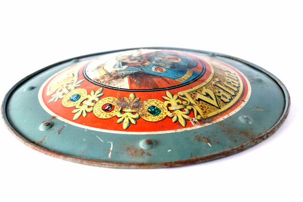 Vintage "Prince Valiant" Metal Shield, Tin Lithograph by Mattel (c.195 ...