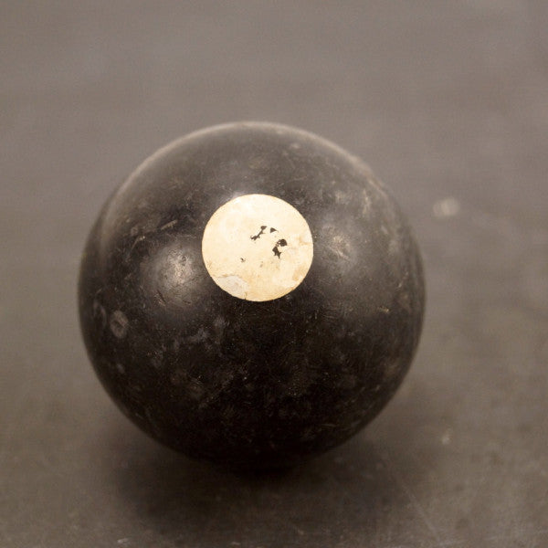 Vintage / Antique Clay Billiard Ball Black Number 8, Standard Pool Bal ...